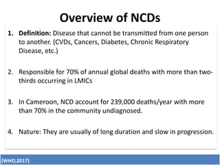 NCD Prevention in Cameroon | PDF