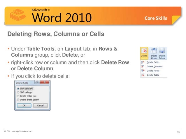 Word Lesson 7 power point