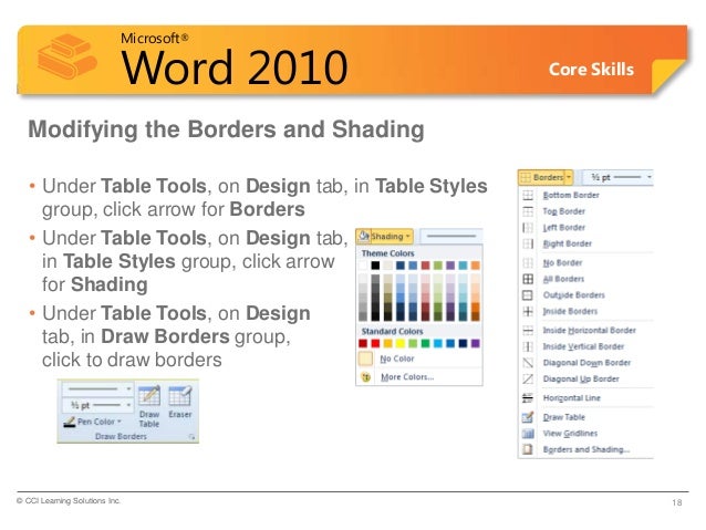 Word Lesson 7 power point