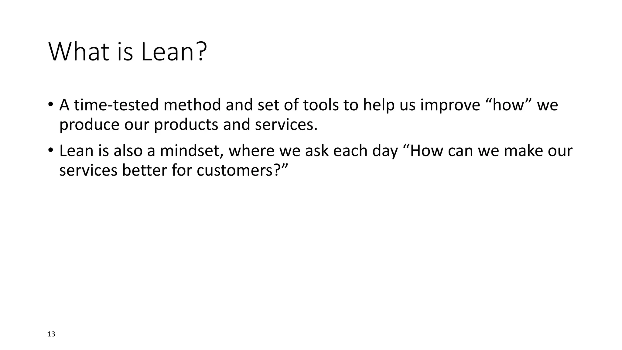 LEAN Practices | PPTX | Manufacturing Industry | Industries