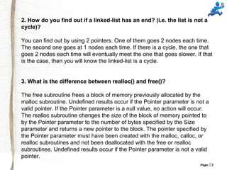 C, C++ Interview Questions Part - 1 | PPT