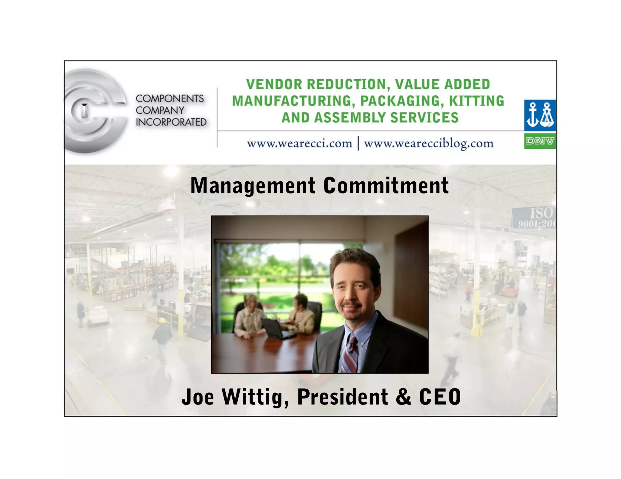 Components Company - Corporate Presentation | PDF