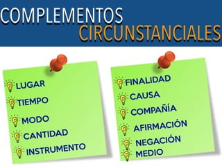 Complementos Circunstanciales | PDF