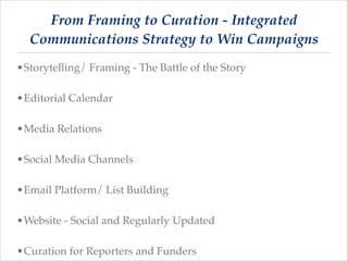 Story Based Strategies to Win Campaigns | PDF
