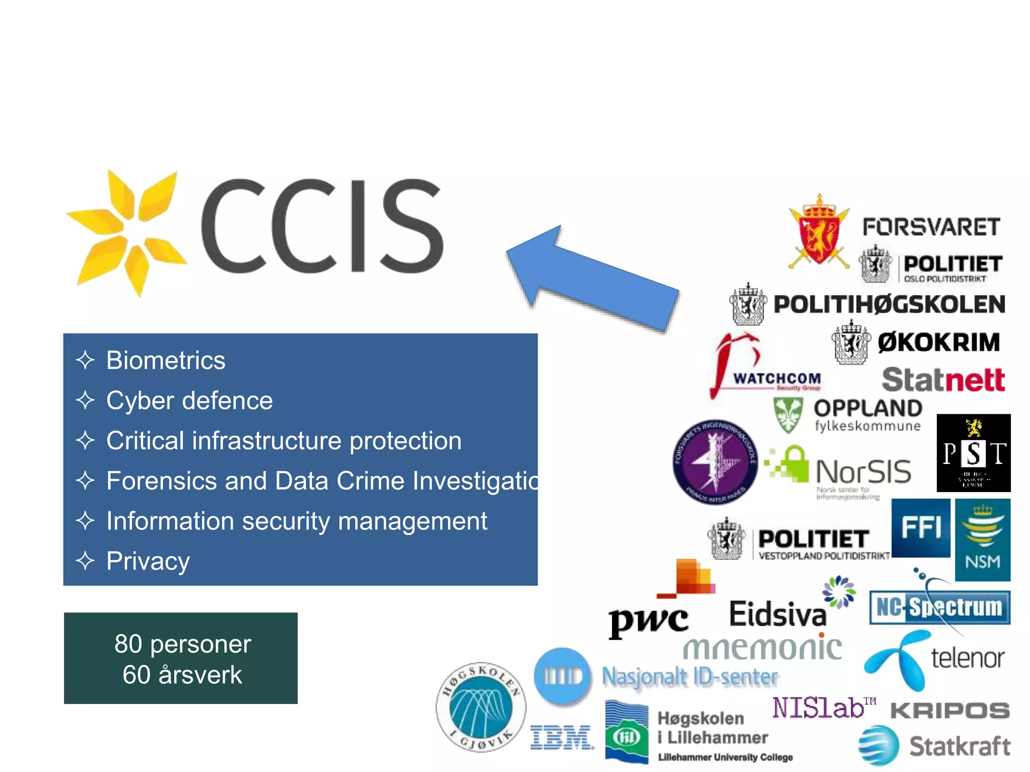CCIS short presentation - Norwegian version | PPTX