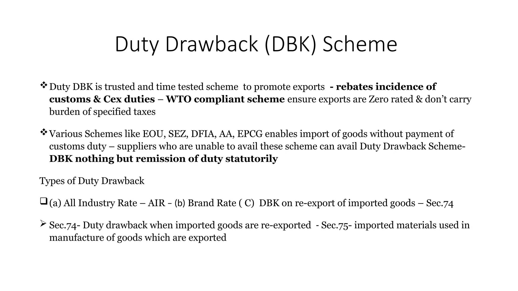CCIT3_1005_2023_Drawback.pptx duty drawback | PPTX