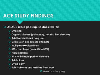 Using ACEs In Our Everyday Work - Implications For Clients and Programs ...