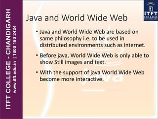 ITFT- C,c++,java and world wide web | PPT