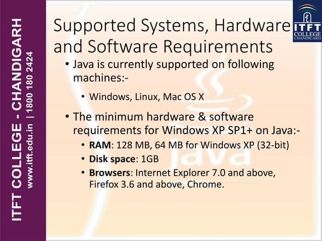 ITFT- C,c++,java and world wide web | PPT