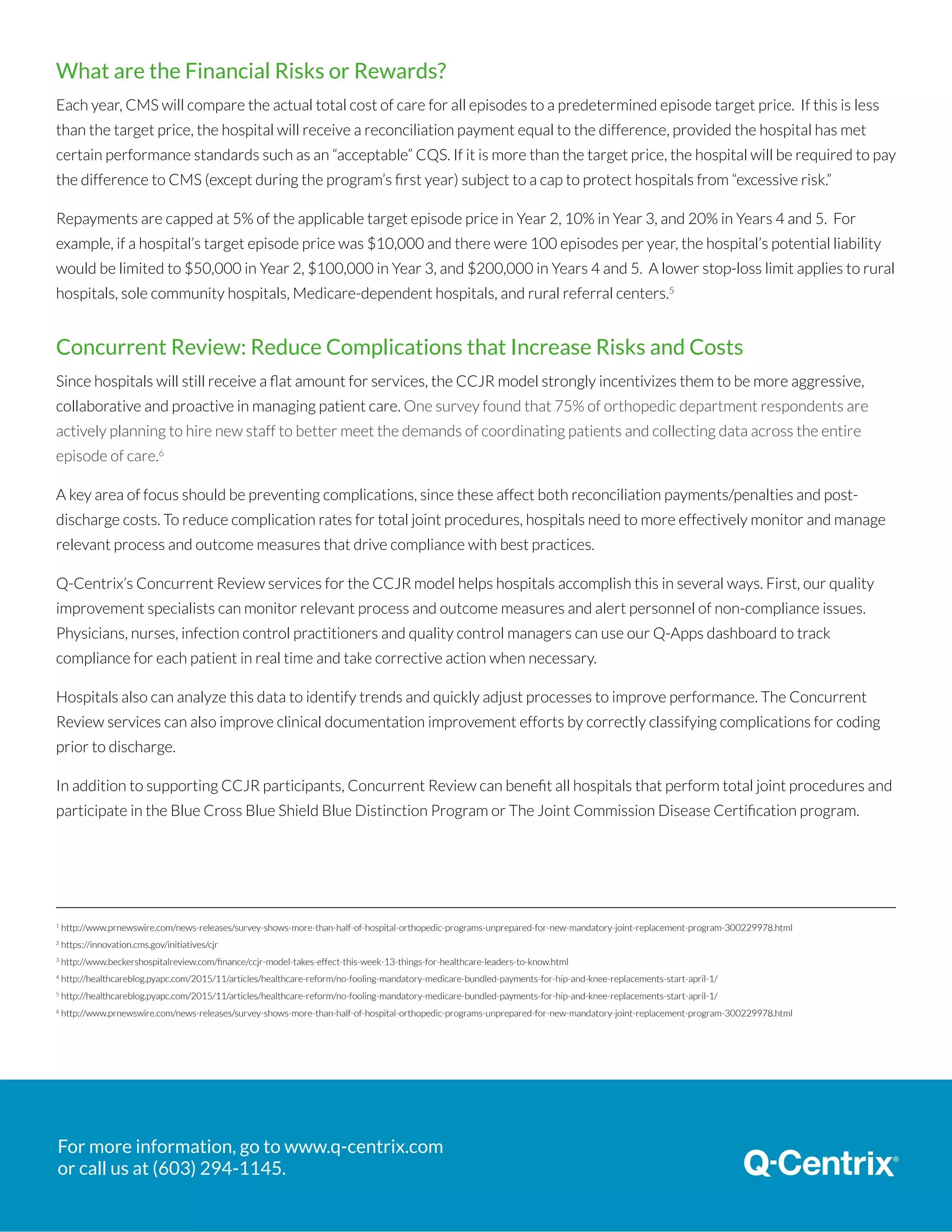 Guide to CMS Comprehensive Care for Joint Replacement model | PDF