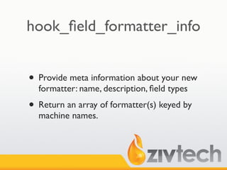 Custom Field Formatters | KEY