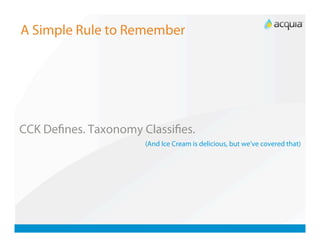 Drupal CCK and Taxonomy: Striking a Balance for Your Information Architecture | PDF | Technology ...