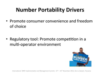 Implementing Mobile Number Portability in Africa: A Kenyan Case Study | PDF