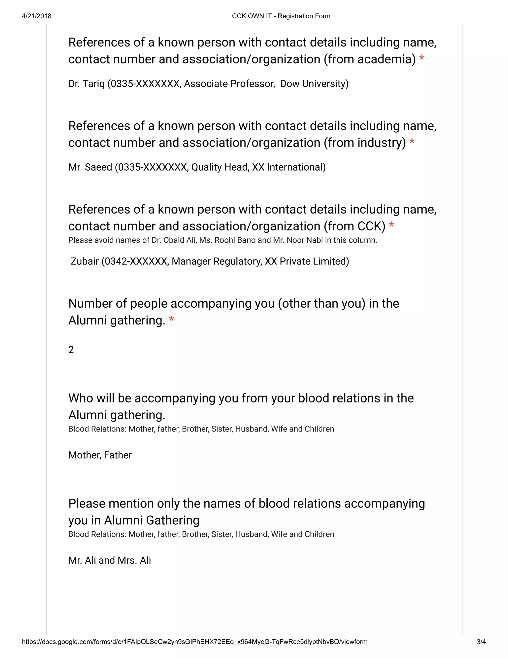 CCK Own It.... Registration form instructions | PDF