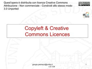 Copyleft e Creative Common Licences | PPT