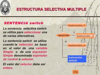 Lenguaje Borland C - Estructuras de Control | PPT
