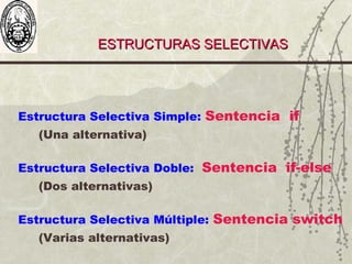 Lenguaje Borland C - Estructuras de Control | PPT