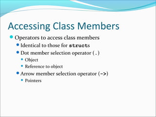 C++ classes tutorials | PPT