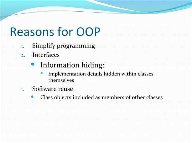 C Classes Tutorials Ppt