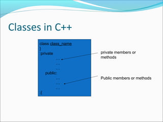C++ classes tutorials | PPT