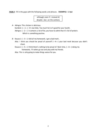 C class test no1 1ere a | PDF