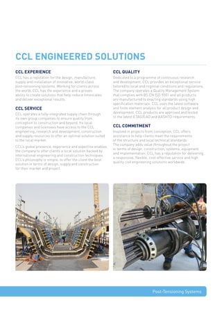 CCL Civils Brochure PT sLabs System for Engineers | PDF