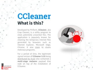 The CCleaner Infection | PDF