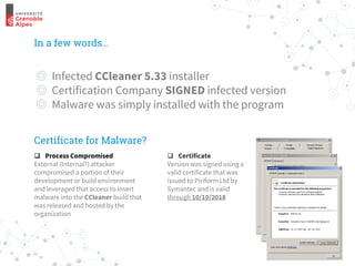 The CCleaner Infection | PDF