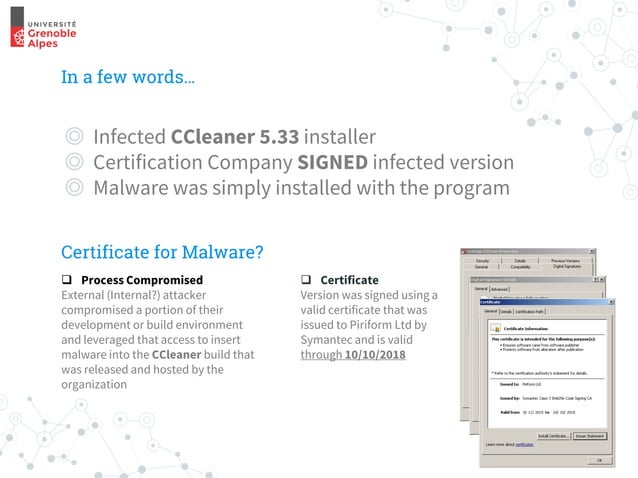 The CCleaner Infection | PPT