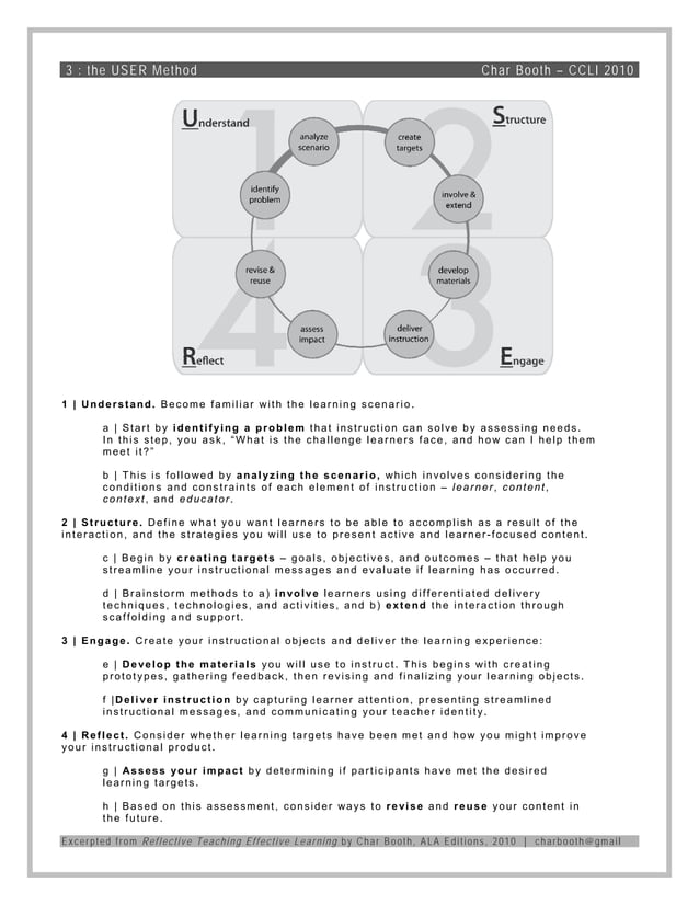 Reflective Teaching, Effective Learning Handout | PDF