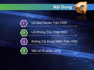Các lỗi hdd | PPT