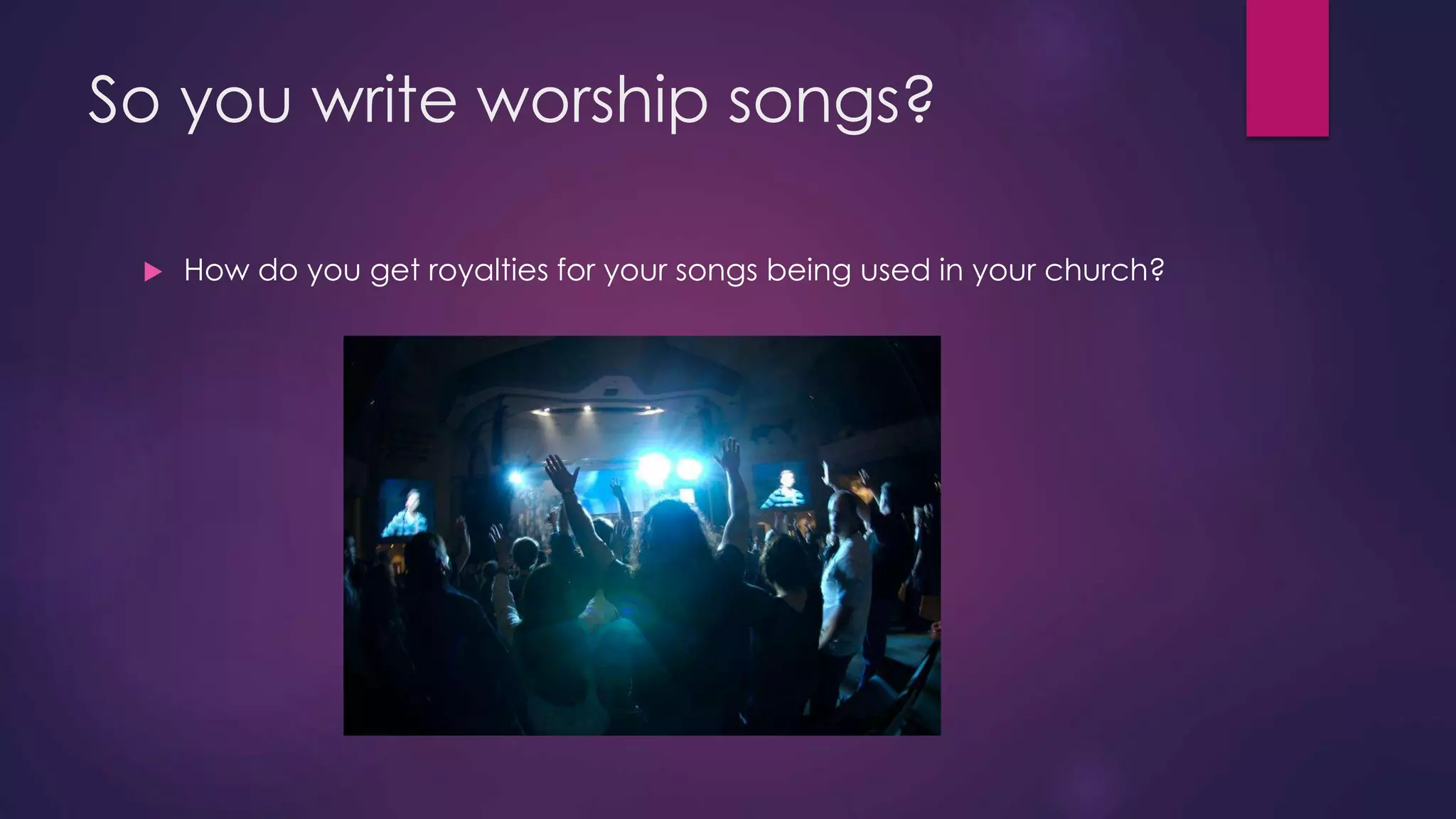 Ccli song registration | PPT