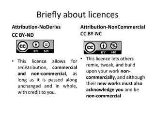 Introducing Creative Commons Licenses | PPT