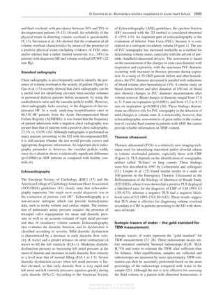 The Emerging Role of BIomarkers and Bio-Impedance | PDF