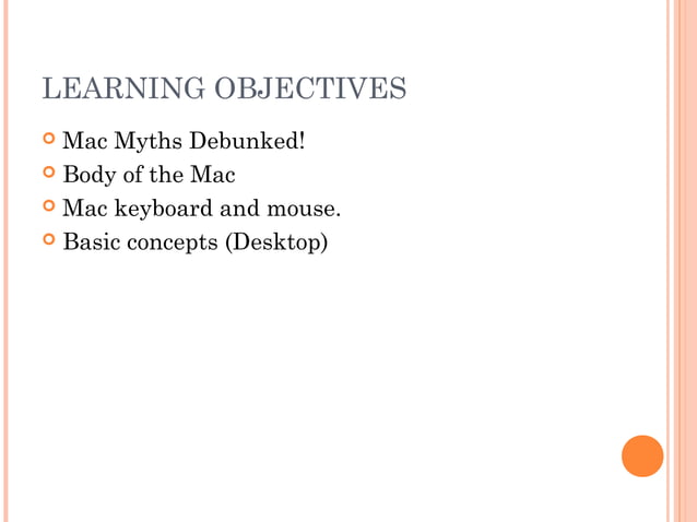 Introduction to Mac OSX | PPT