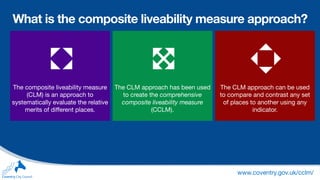 Comprehensive composite liveability measure | PPT