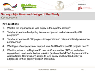Land Governance in GIZ Projects in Africa | PDF