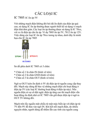 Các loại ic | PDF