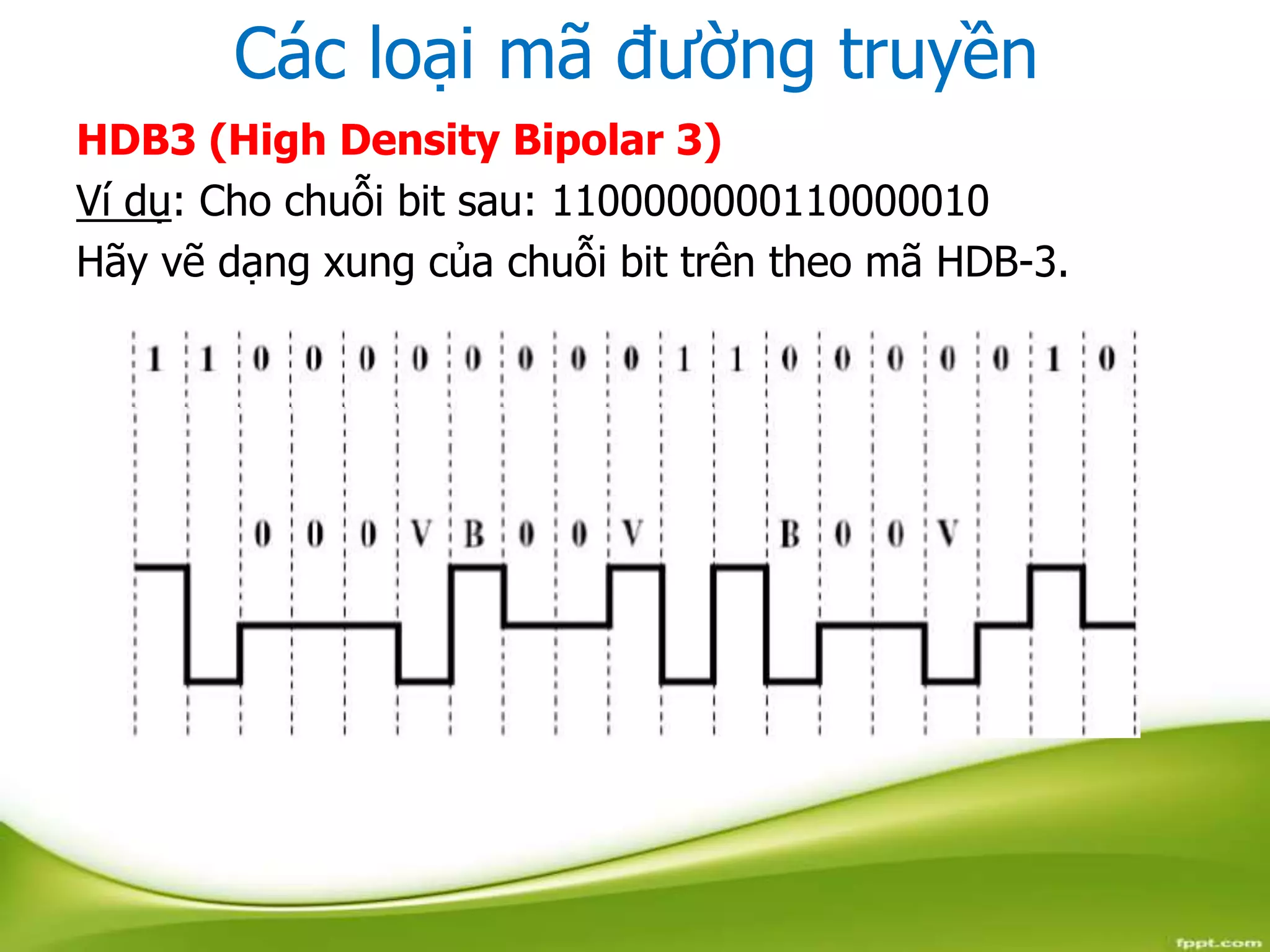 Các loại mã đường truyền và ứng dụng neptune | PPTX