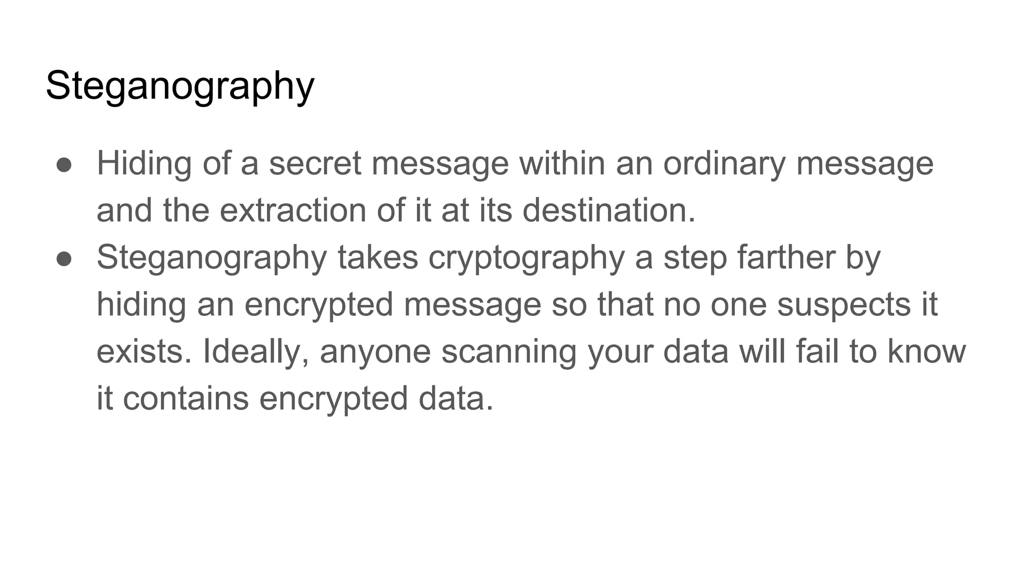 Steganography on Cloud - Cloud Computing | PPTX