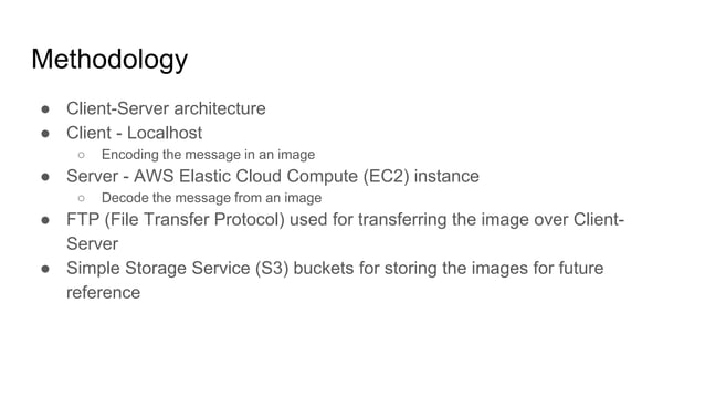 Steganography On Cloud Cloud Computing Ppt