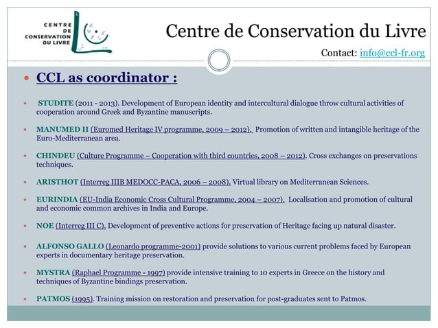 CCL presentation | PDF