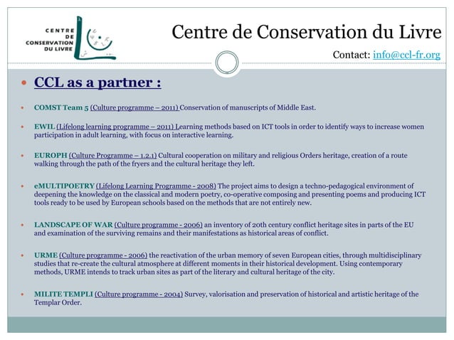 CCL presentation | PDF