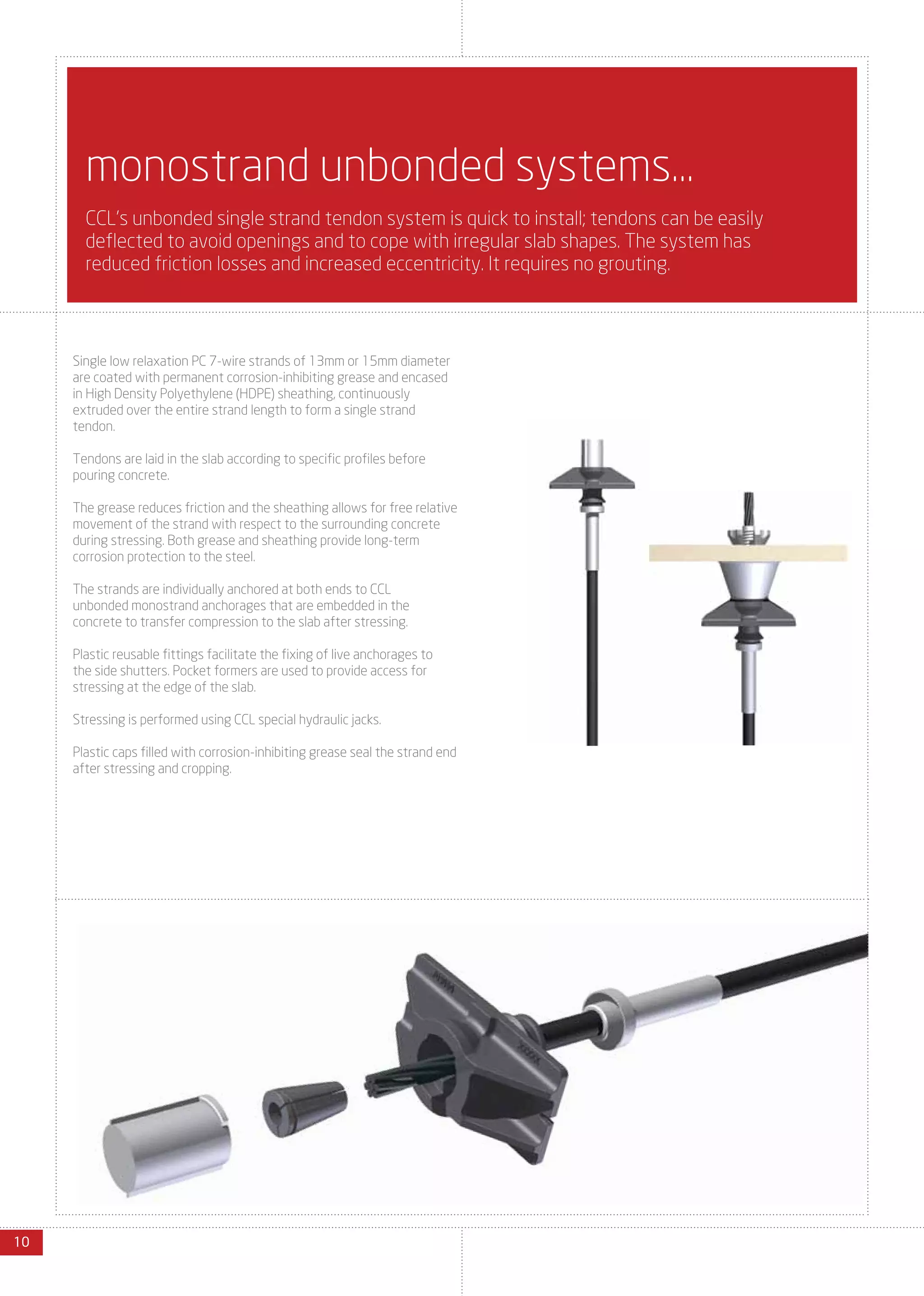 CCL Post Tensioned Concrete Slab Brochure | PDF