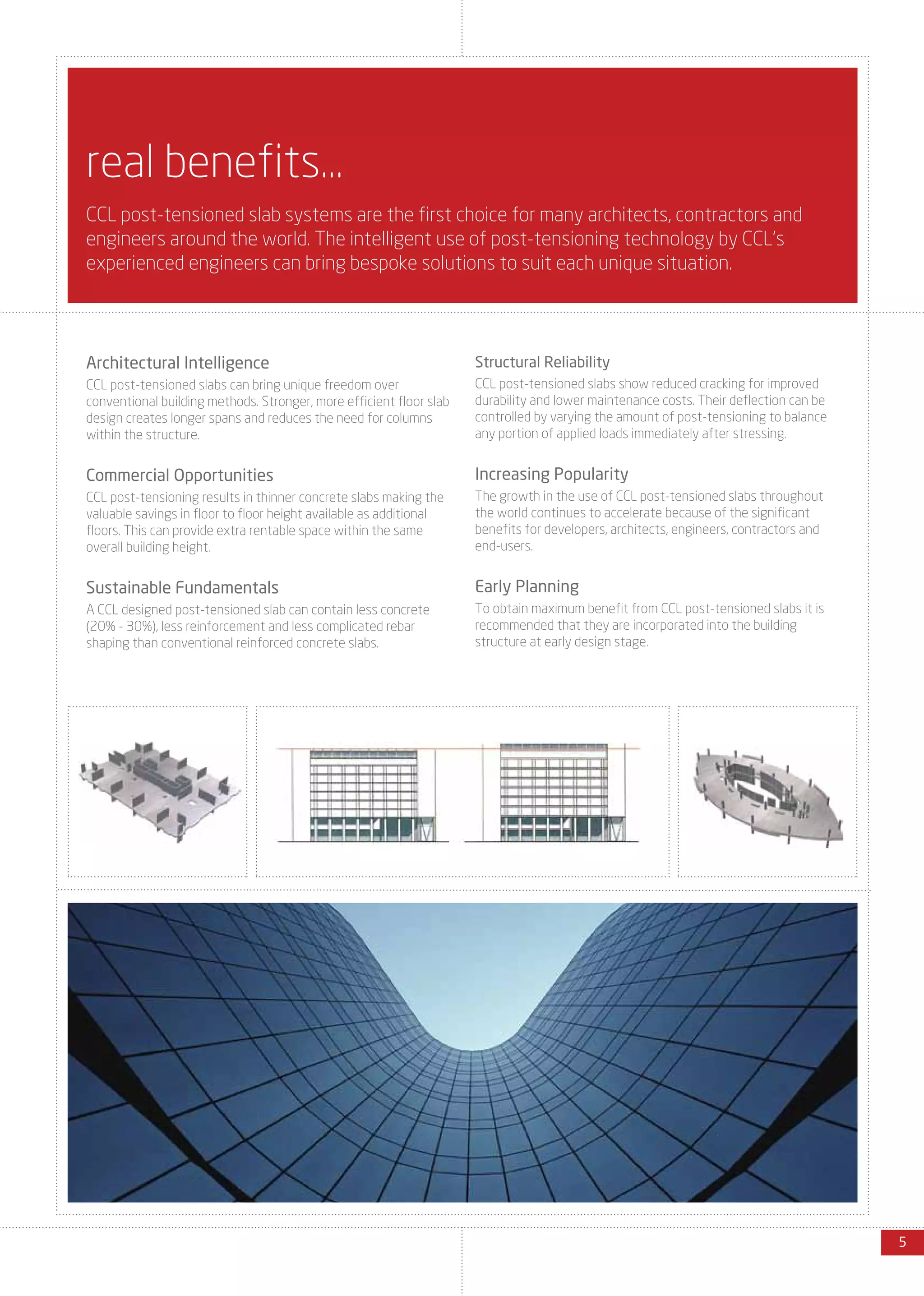 CCL Post Tensioned Concrete Slab Brochure | PDF