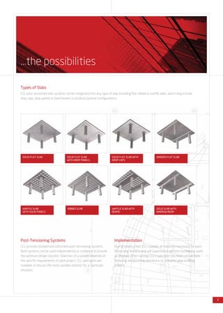 CCL Post Tensioned Concrete Slab Brochure | PDF