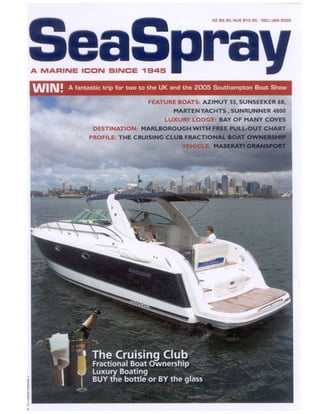 Sea Spray Magazine article - The Cruising Club | PDF