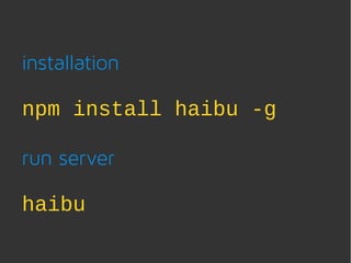 Haibu: dev deployment is fast and easy again | PDF | Computing ...
