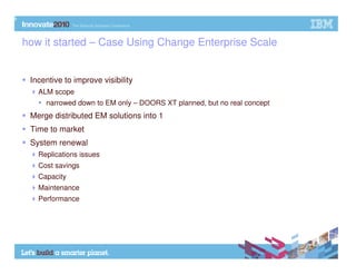 Using IBM Rational Change as an Enterprise-Wide Error Management ...