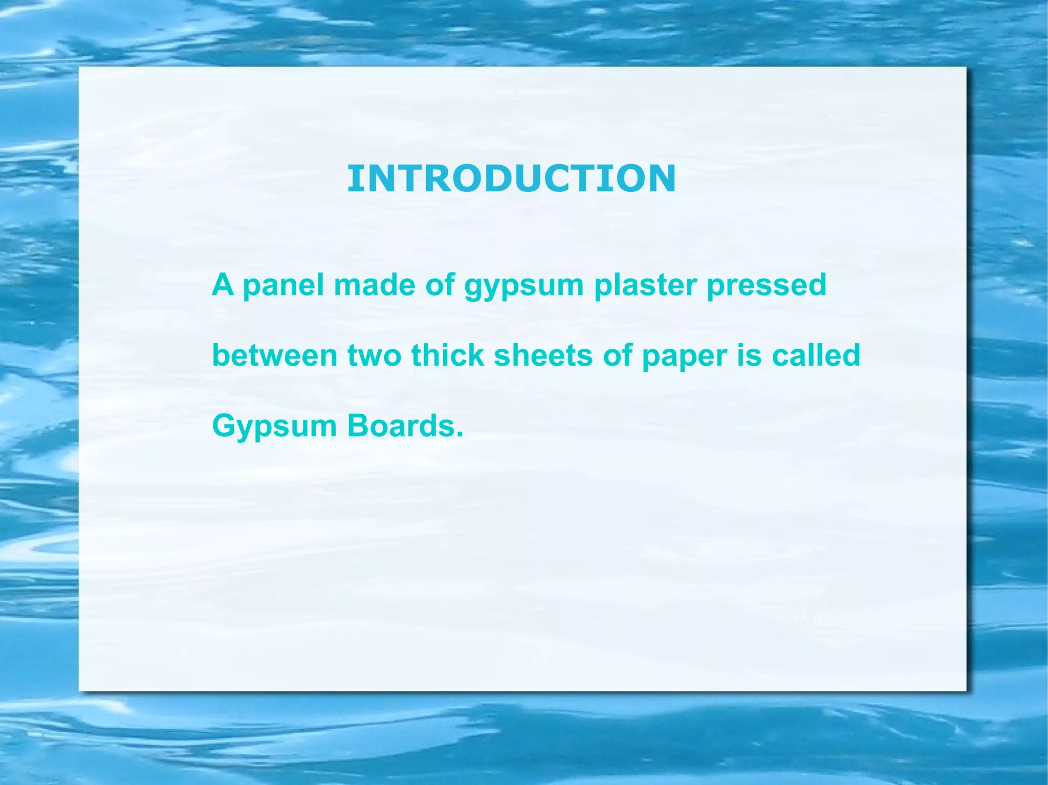 Uses of Gypsum Boards in Construction | ODP